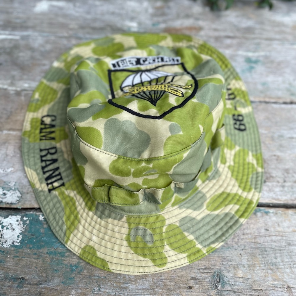 Vietnam Era Boonie Camouflage Hat Cam Ranh 66-67 - Gem